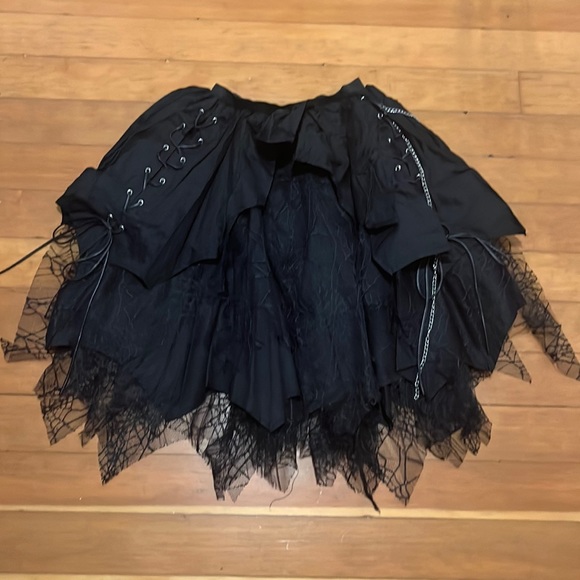 Punk Rave | Skirts | Punk Rave Gothpunk Cathedral Skirt | Poshmark